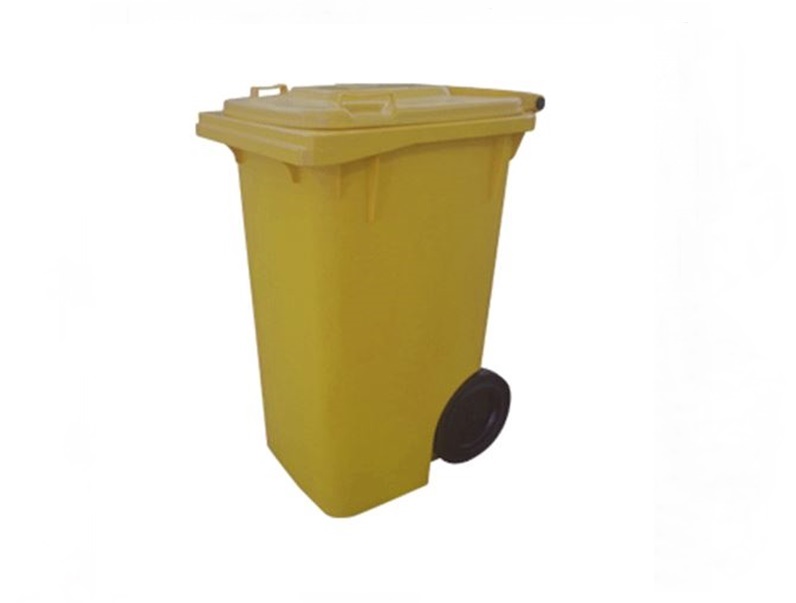 LIXEIRA CONTAINER 240L LAR PLAST.AMARELO C/RODAS | Flaire - Referência ...