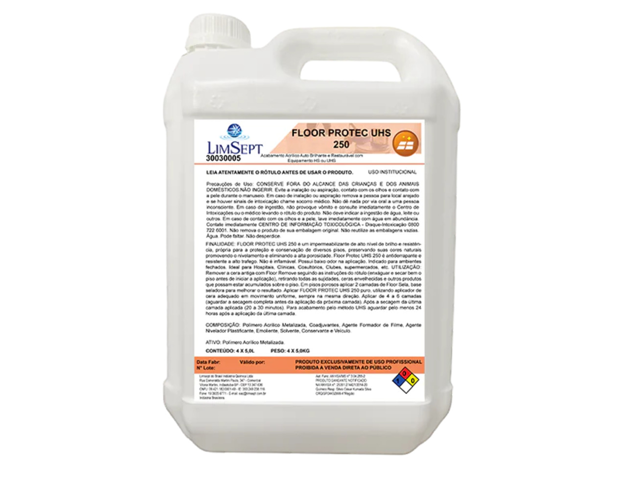 ACABAMENTO LIMSEPT PROTEC UHS 250 5L | Flaire - Referência em ...